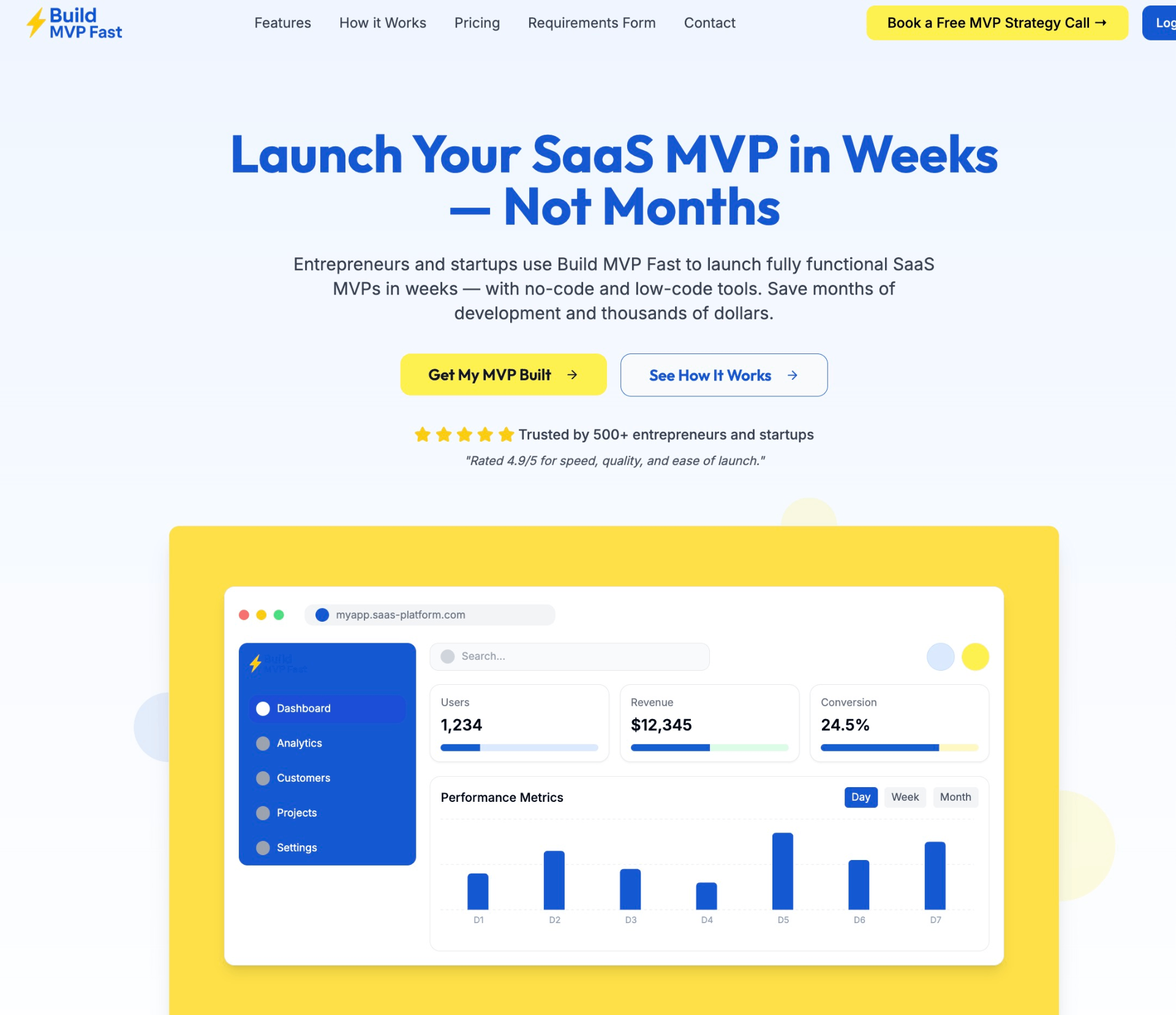 BuildMVPFast - Launch Your Web App MVP Faster